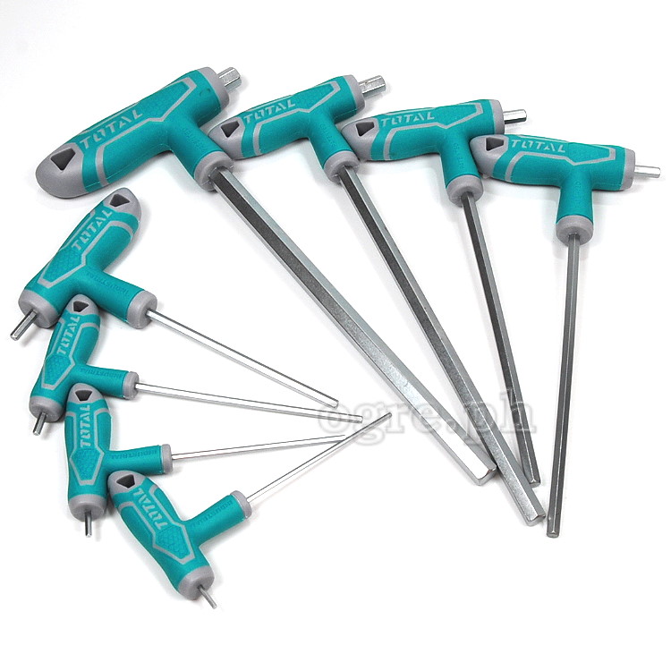 Total THHW8081 8 Pcs Industrial T-Handle Hex Wrench Set | Lazada PH