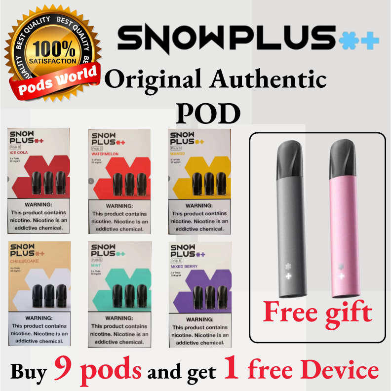 Snowplus Single pod GEN3 Pods （PROMO:Buy 9 Pods And Get 1 Device For ...