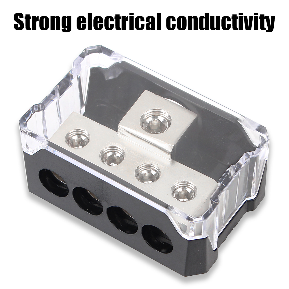 4 Way Ground Box Multi-functional Auto Junction Box for Car Audio ...