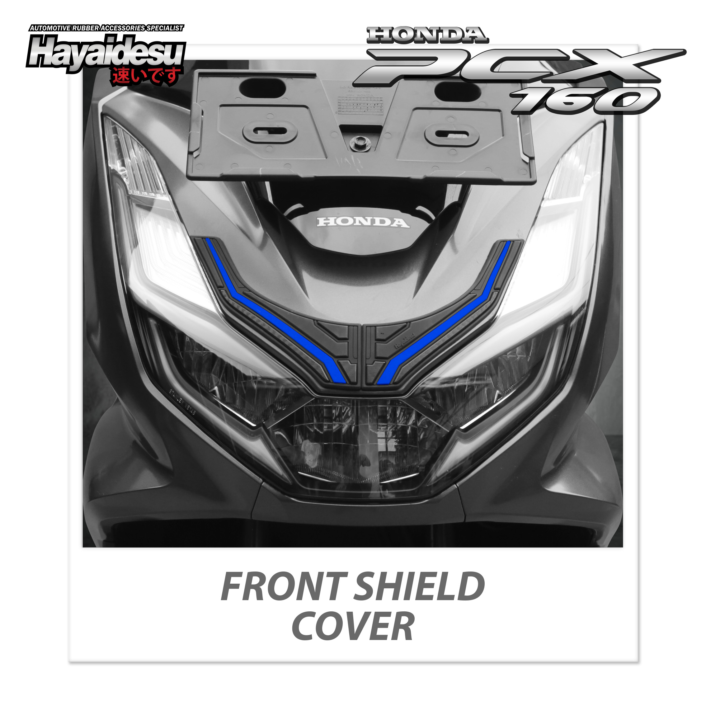 Hayaidesu Front Shield Protector Cover for Honda PCX 160 | Lazada PH
