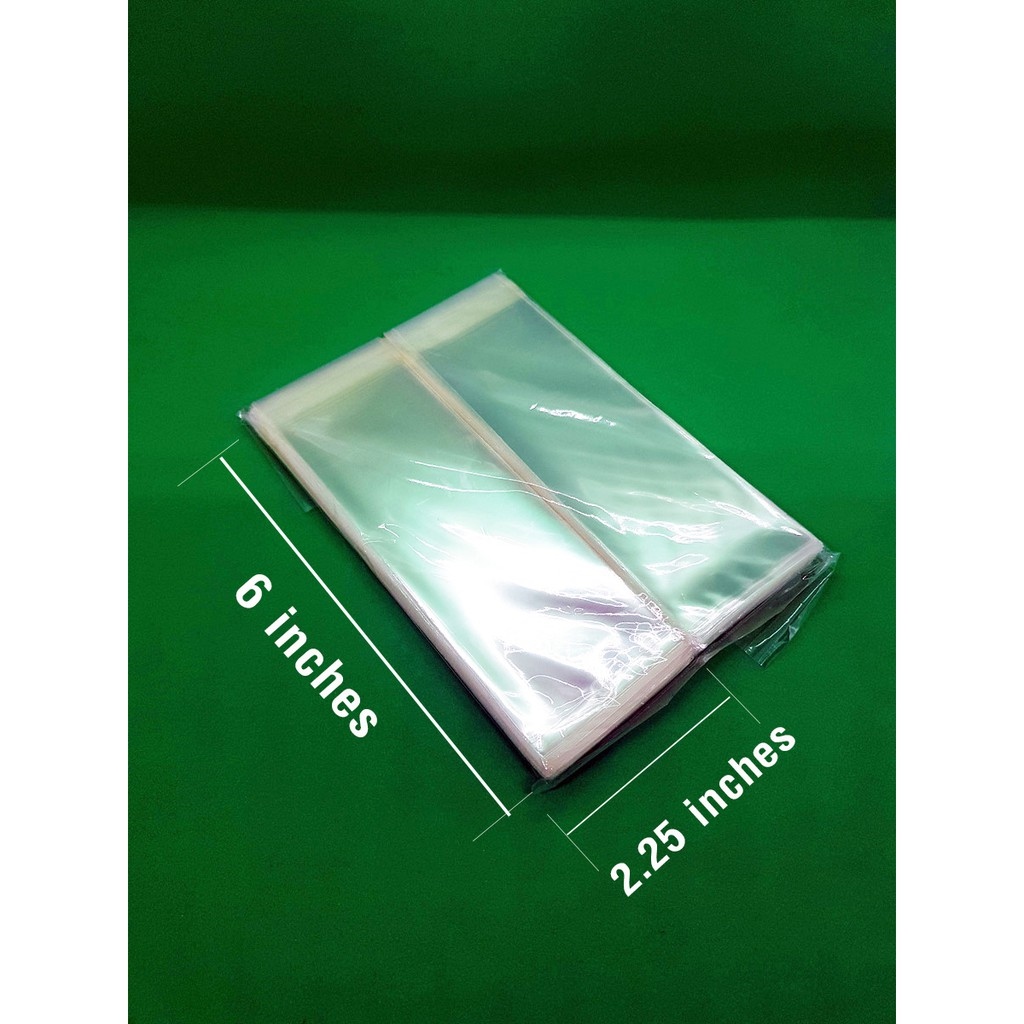 qivs00 100pcs OPP Plastic Sleeves With Self Adhesives 4r 2x6 3x4 ...