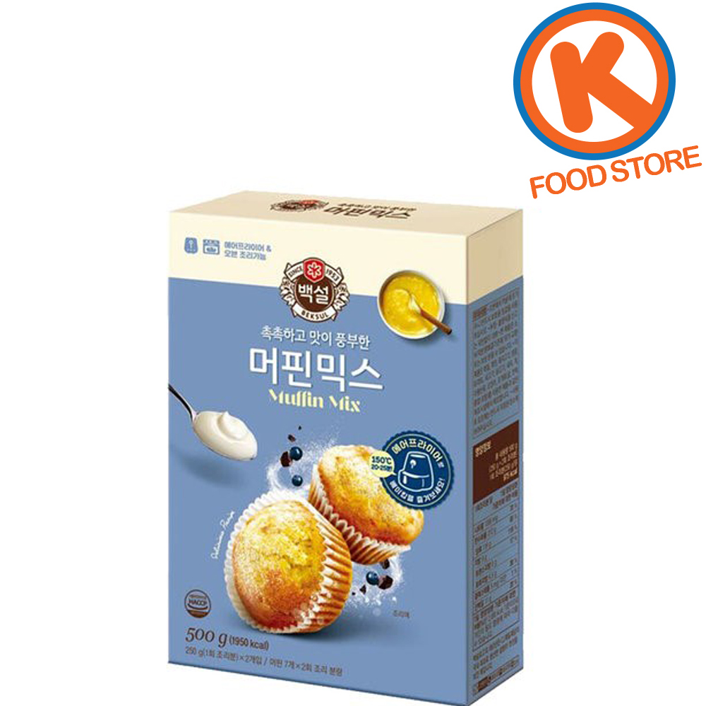CJ Beksul Muffin Mix 500g Korean Products Korean Foods | Lazada PH