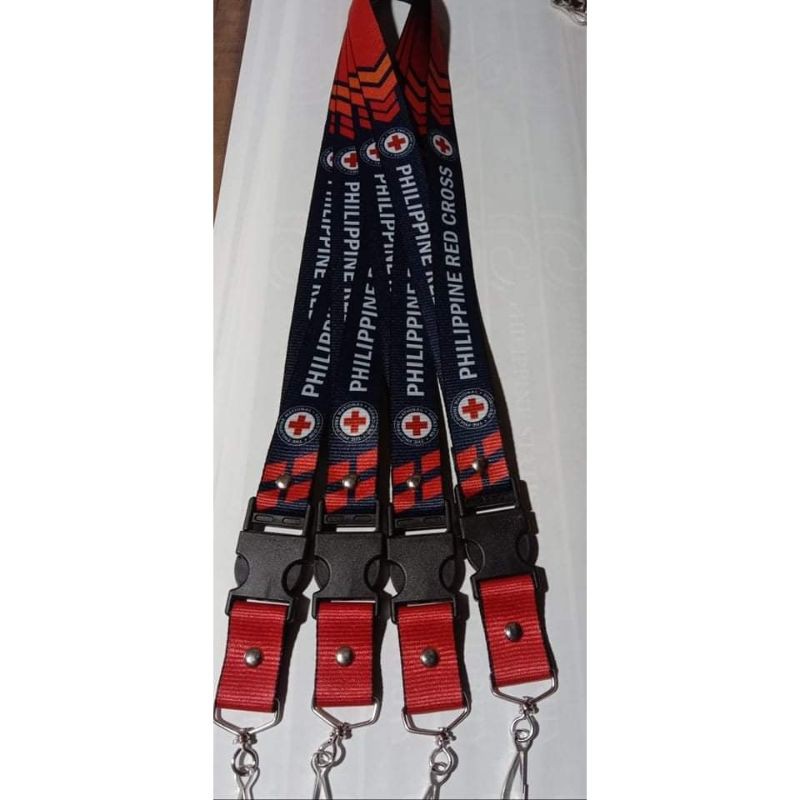 Red Cross lanyard ID Lace sling id holder | Lazada PH