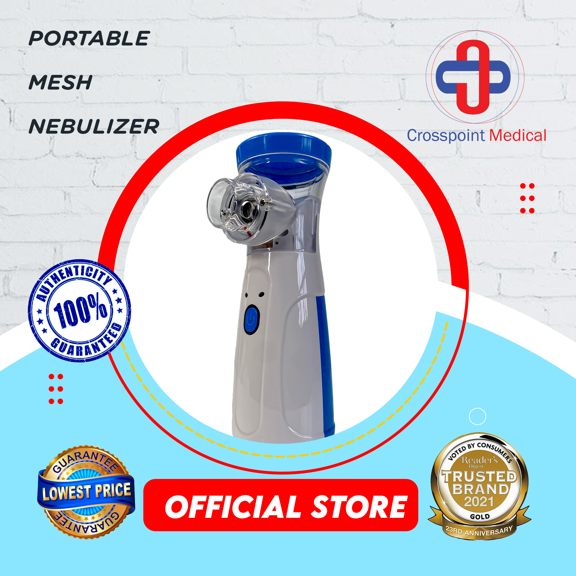Portable Mesh Nebulizer ( JSL-W302 ) | Lazada PH
