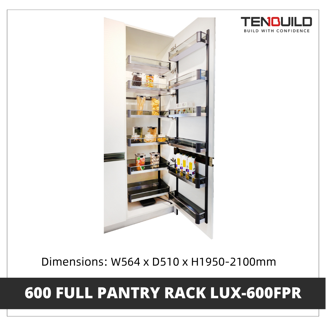 Tenbuild 600 Full Pantry Rack LUX-600FPR | Lazada PH