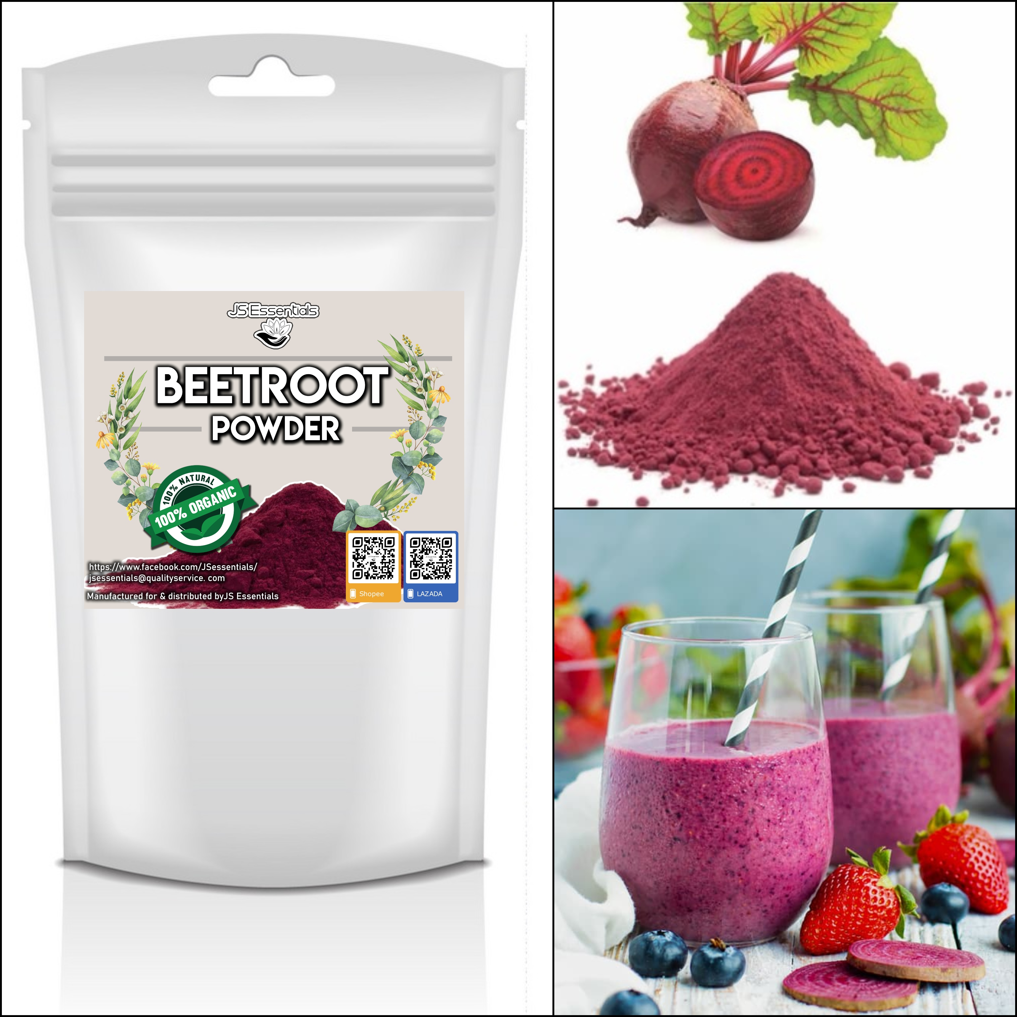 Beetroot Powder Beet Root - Extra Fine Mesh - Organic 100GRAMS | Lazada PH