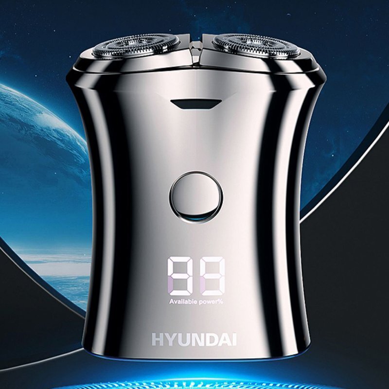naimo Korea HYUNDAI Electric Shaver Washable Mini Electric Portable Men ...