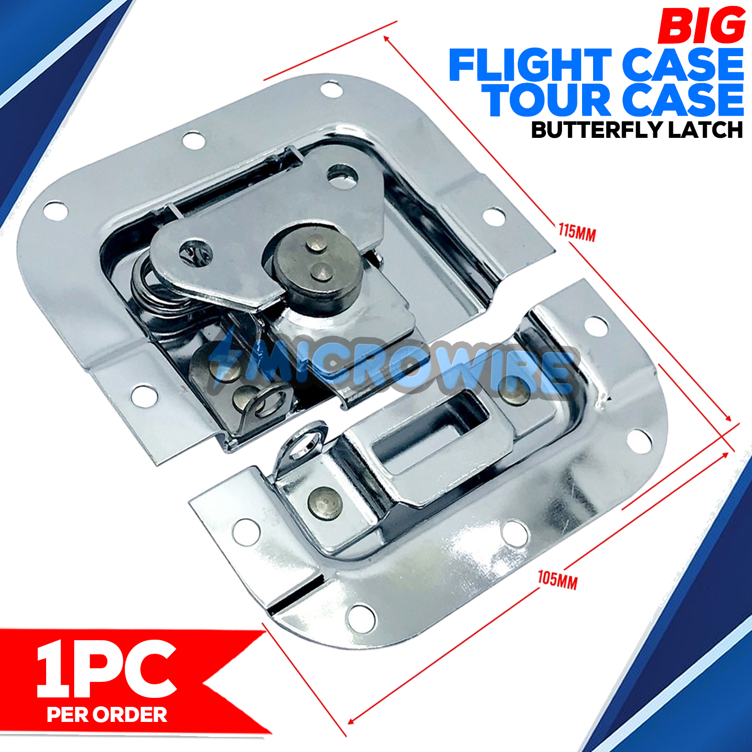 BIG BUTTERFLY LATCH LOCK FLIGHT CASE TOUR CASE | Lazada PH