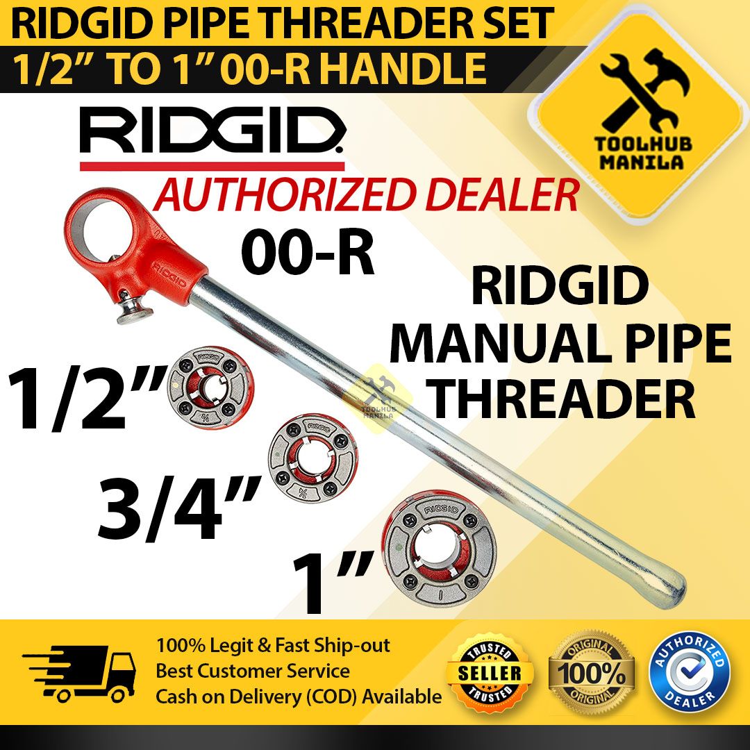 ORIGINAL RIDGID Pipe Threader Set 1 2 To 1 00 R Catalog No 36345 ORIGINAL RIDGID Pipe Threader Set 1 2 To 1 00 R Catalog No 36345