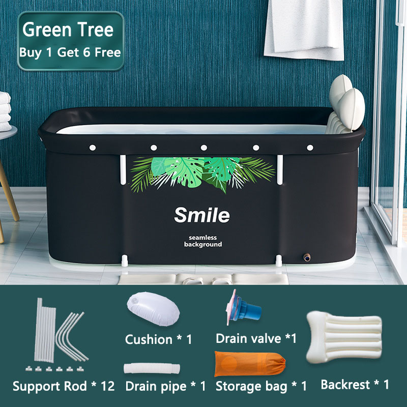 【On Stock】Large Portable Bathtub For Adult Portable Bathtub New Folding ...