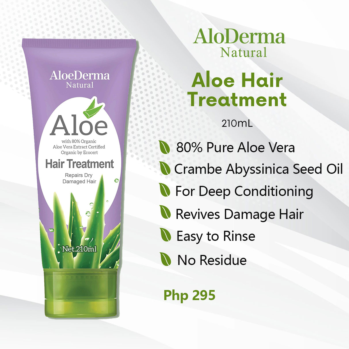 Aloe Derma Hair Treatment 210ml | Lazada PH