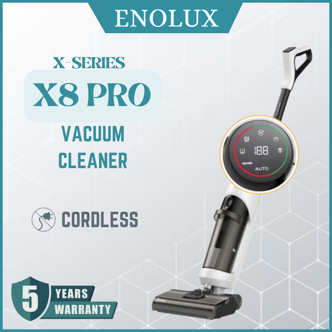 ENOLUX X8 PRO Smart Cordless Wet & Dry Vacuum Cleaner 2 in 1 Vacuum ...