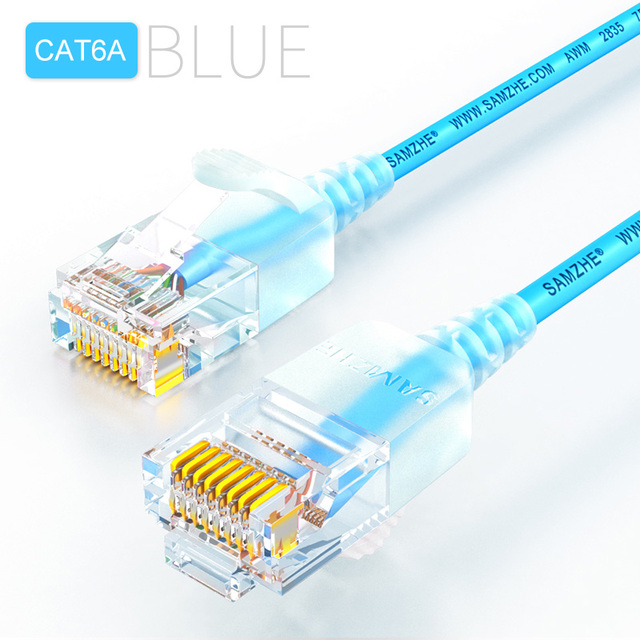 Samzhe Cat8 Ethernet Cable SFTP 40Gbps Super Speed RJ45 Network Cable ...