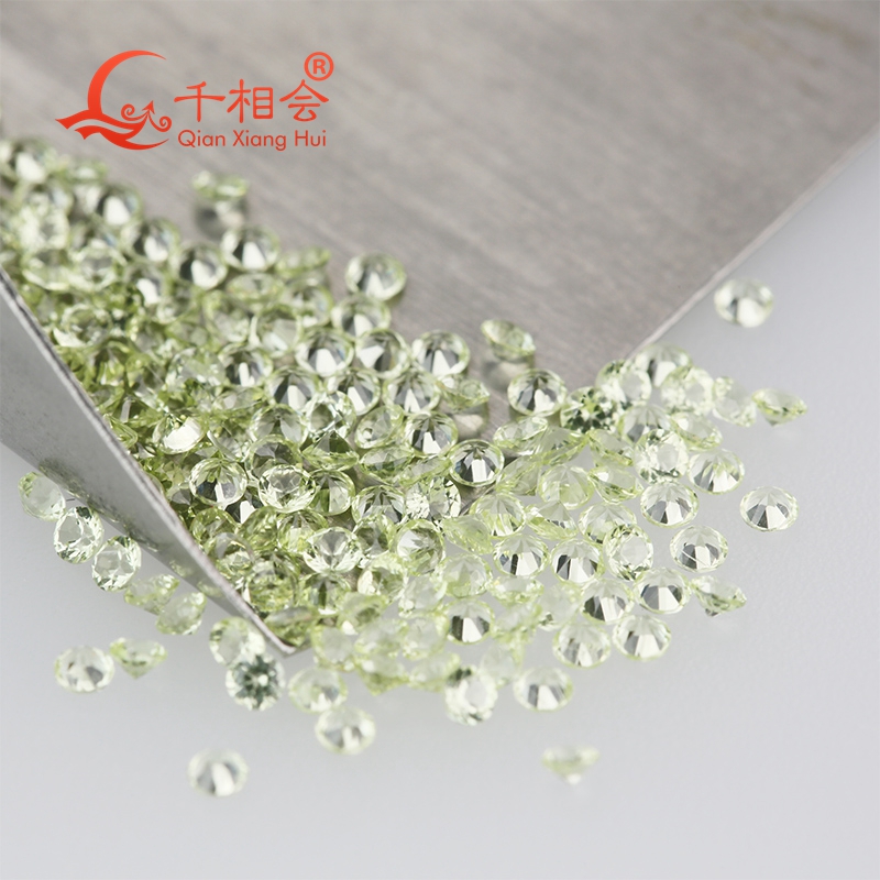 1-2.5mm original Natural Olivine peridot loose stone round shape ...