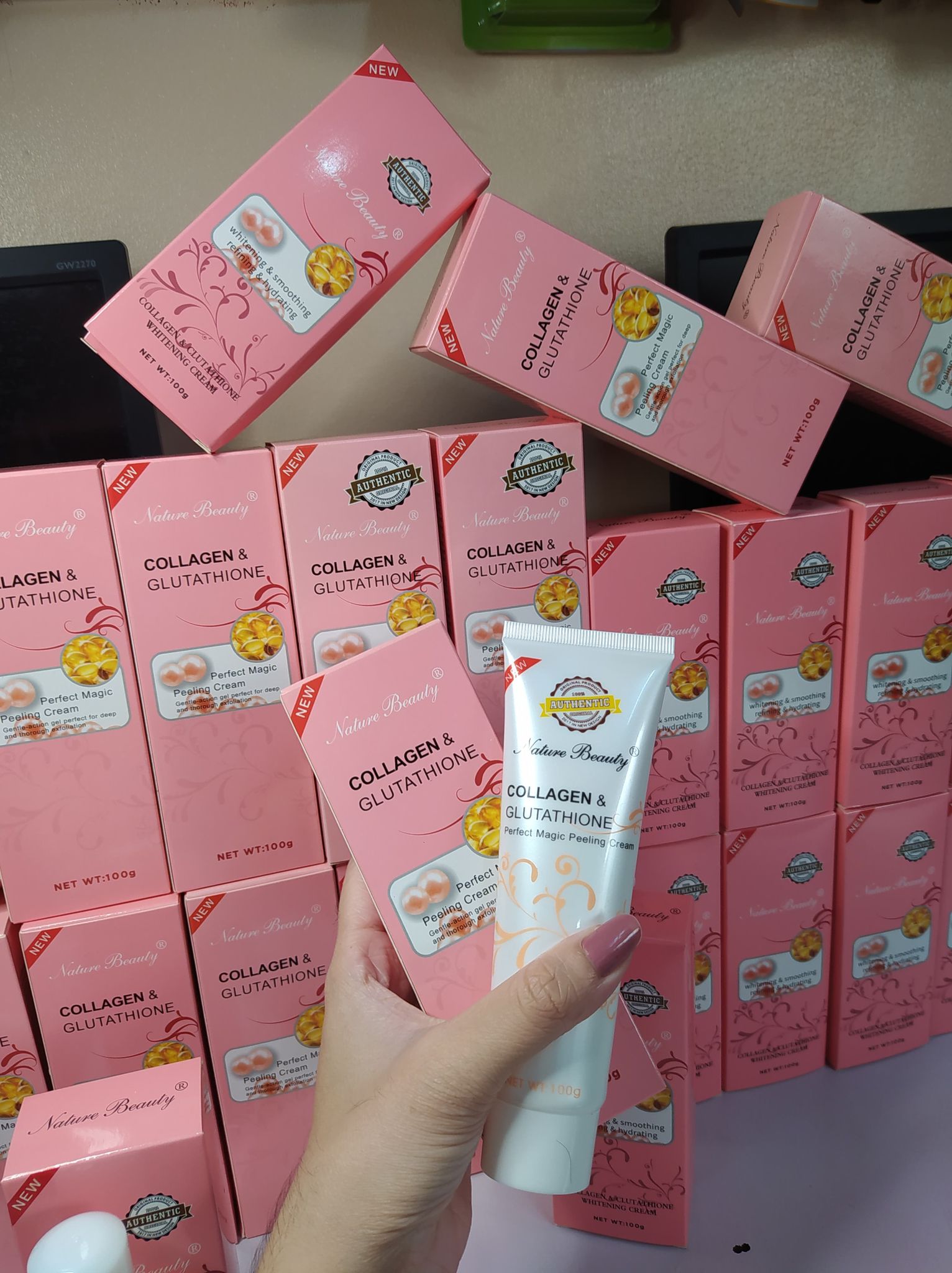 AUTHENTIC Collagen and Glutathione Perfect Magic Peeling Cream | Lazada PH