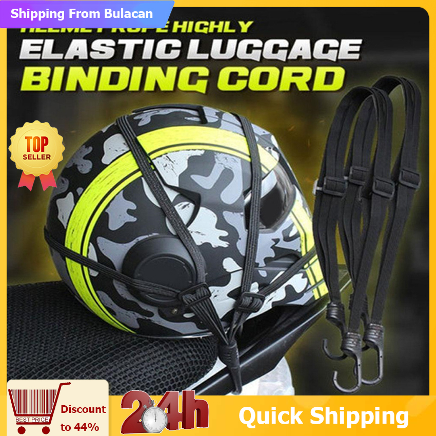 [Ready Stock+COD] Motorcycle Strength Retractable Helmet Elastic Rope ...