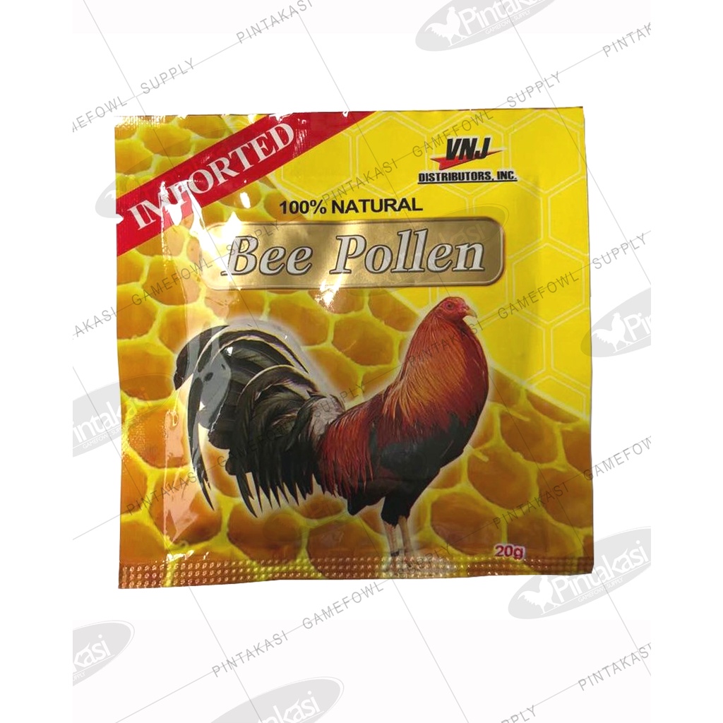 VNJ Bee Pollen Granules 20g for Conditioning for Gamefowl Rooster ...
