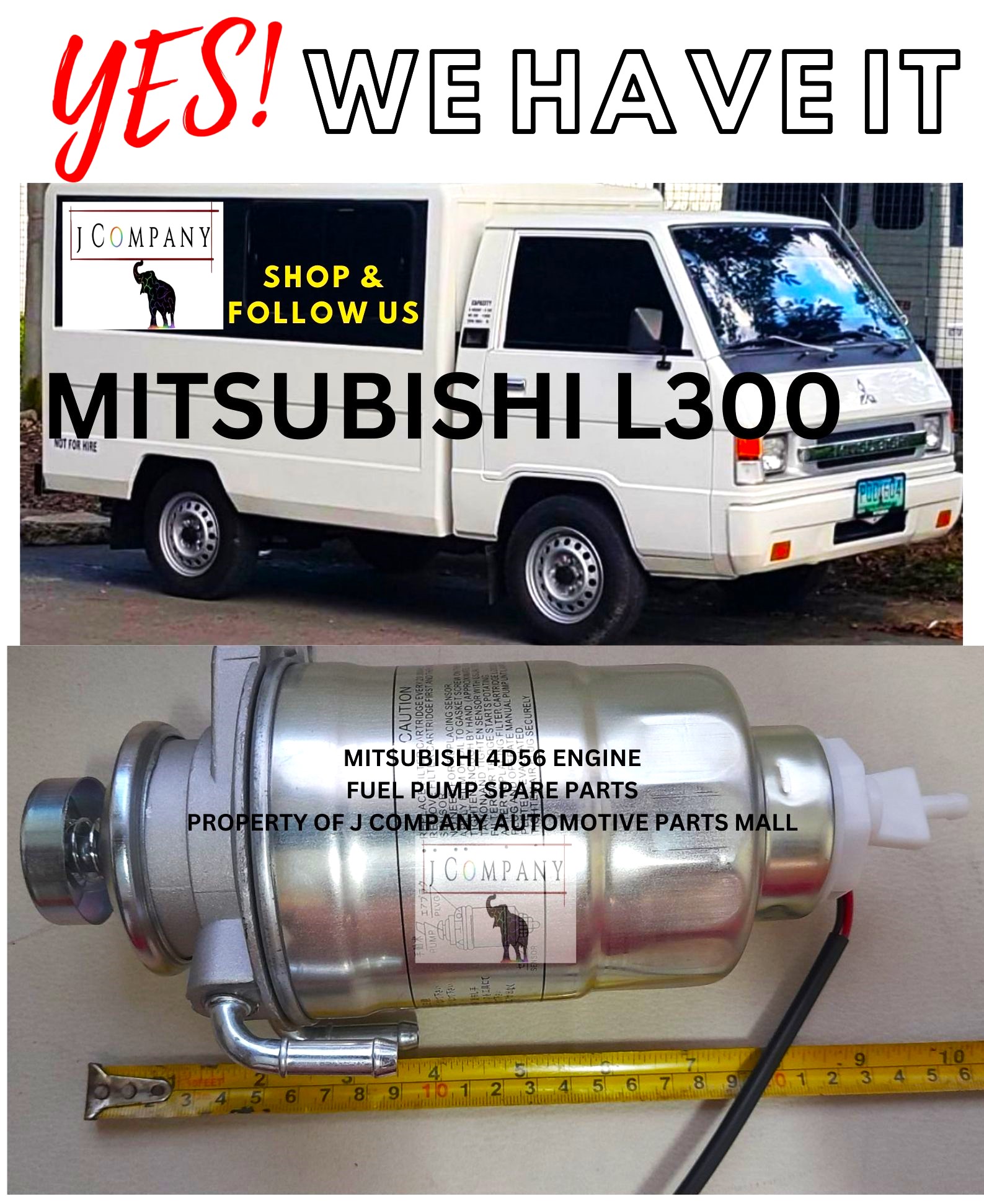 L300 MITSUBISHI FUEL PUMP ASSEMBLY 4D56 | Lazada PH