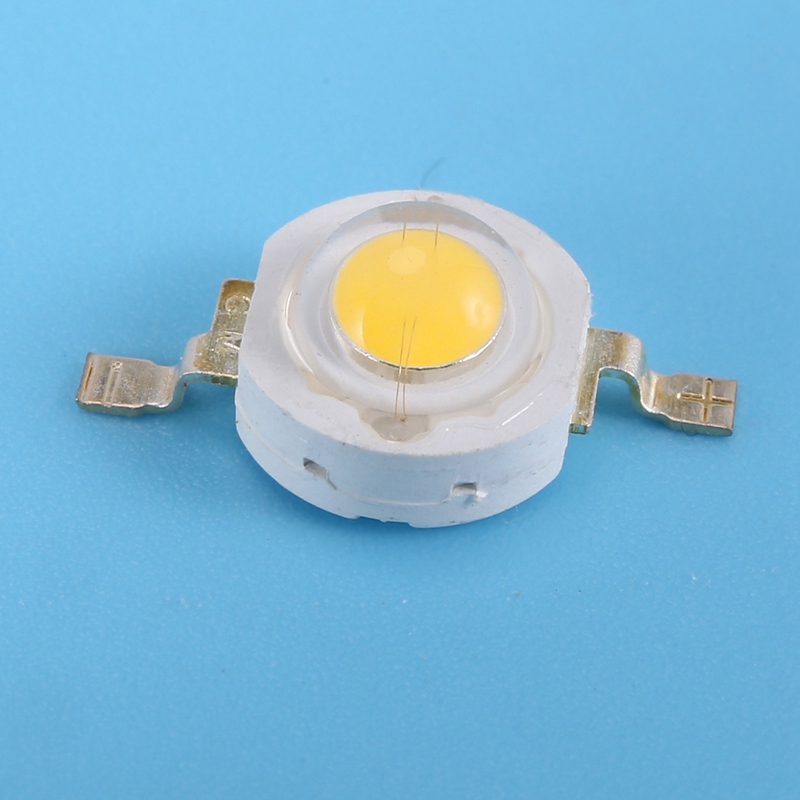 10 Pieces High Power 2 Pin 3W Warm White LED Bead Emitters 100-110Lm ...