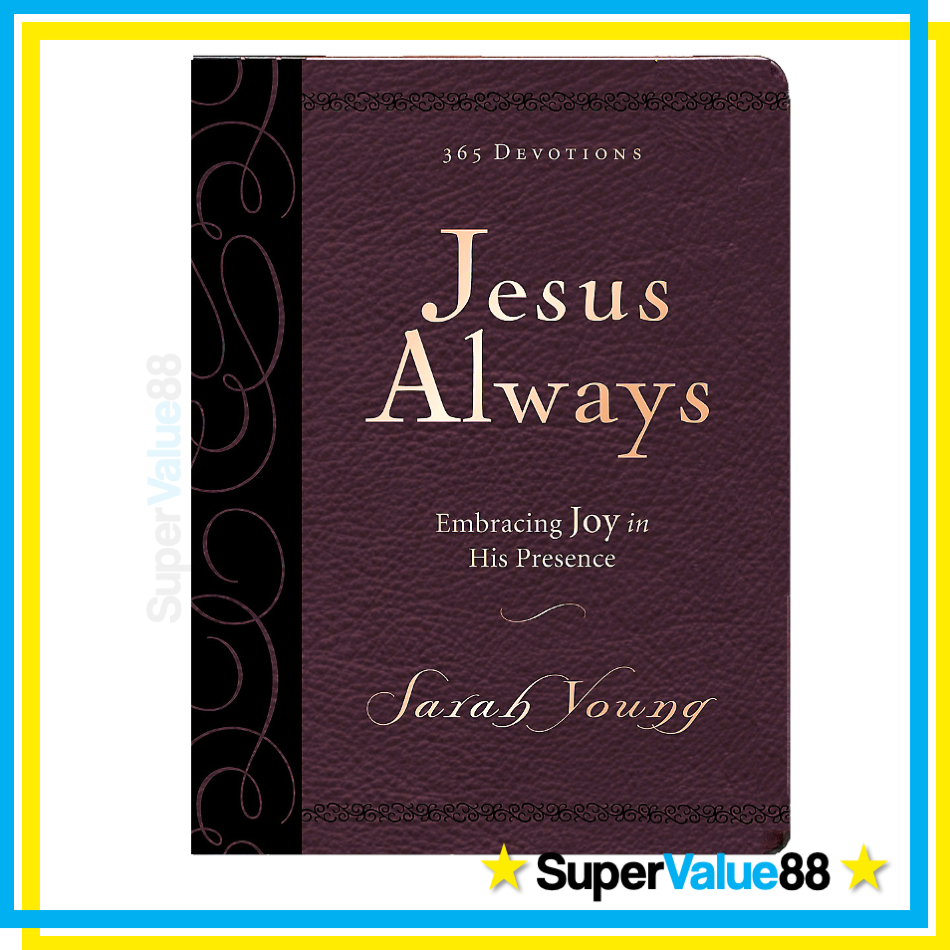 Jesus Always Devotional Book (Large Deluxe Leathersoft) by Sarah Young ...