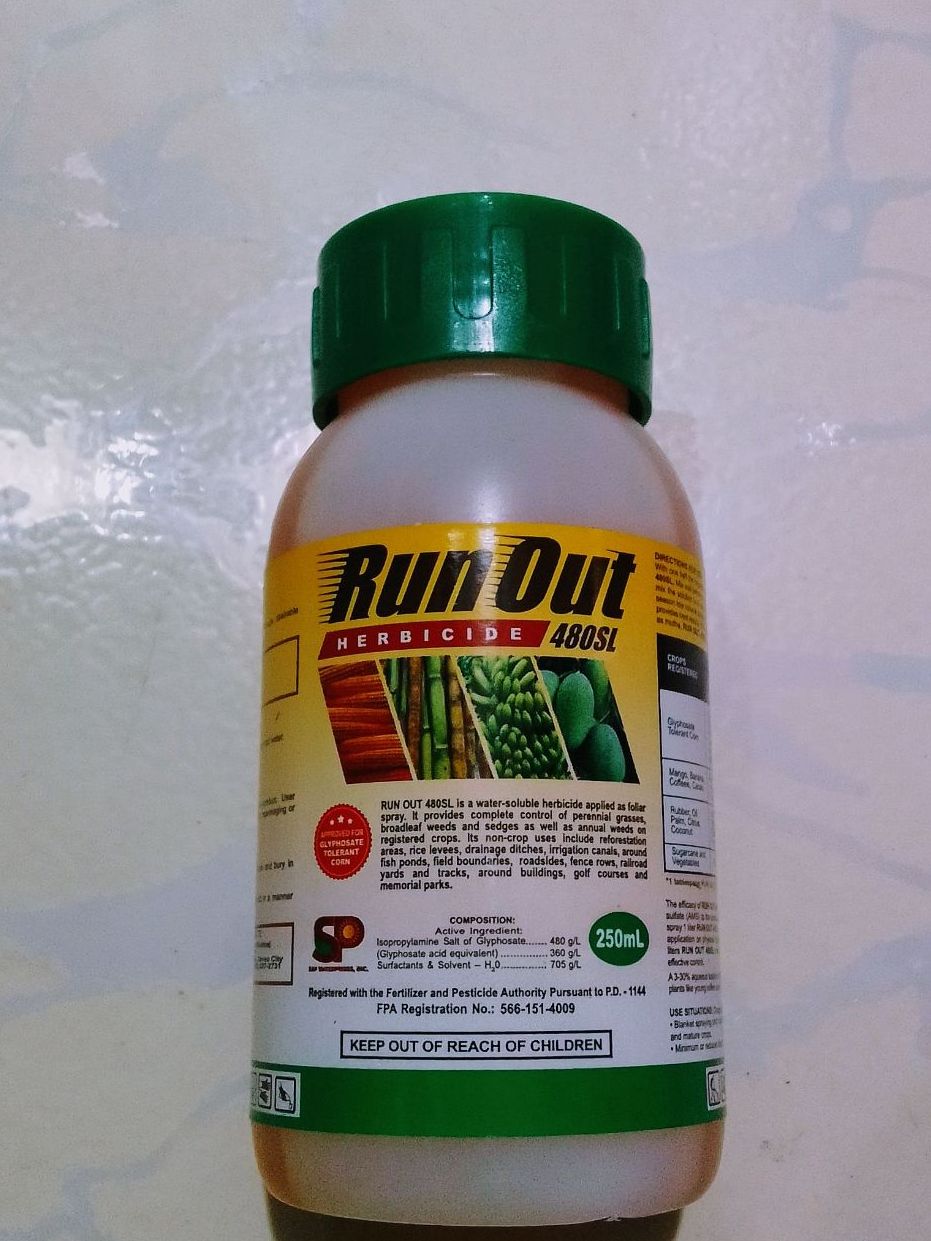 RUN OUT GLYPHOSATE HERBICIDE LIKE GRASS ZERO(250ML) BY S&P | Lazada PH