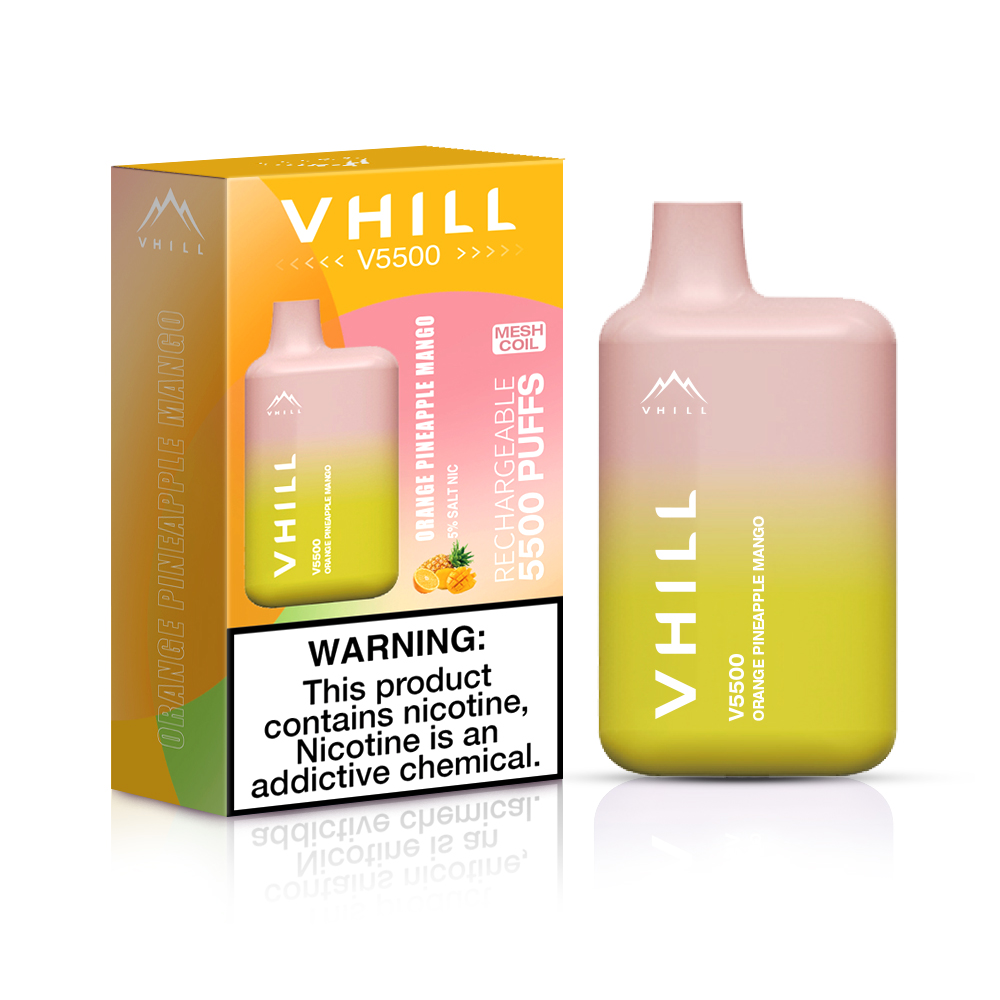 VHILL V5500 PUFFS RECHARGEABLE PODS 5% Saltnic Mesh Coil | Lazada PH
