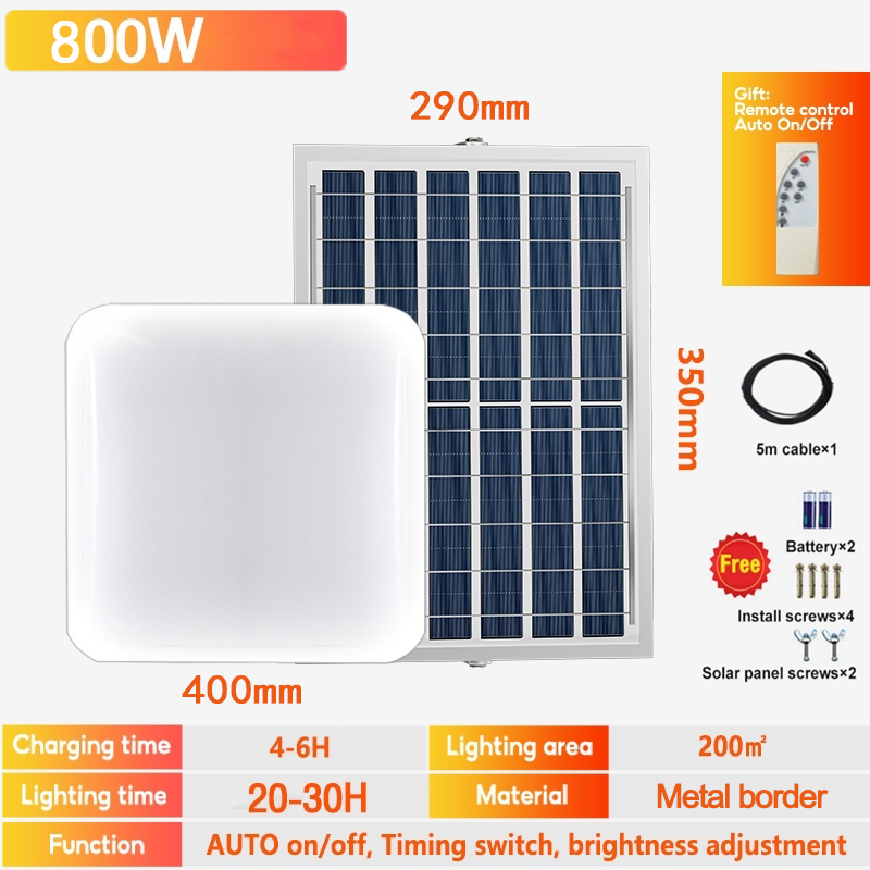 [Free shiping]Nova solar ceiling light inside the house led solar light ...