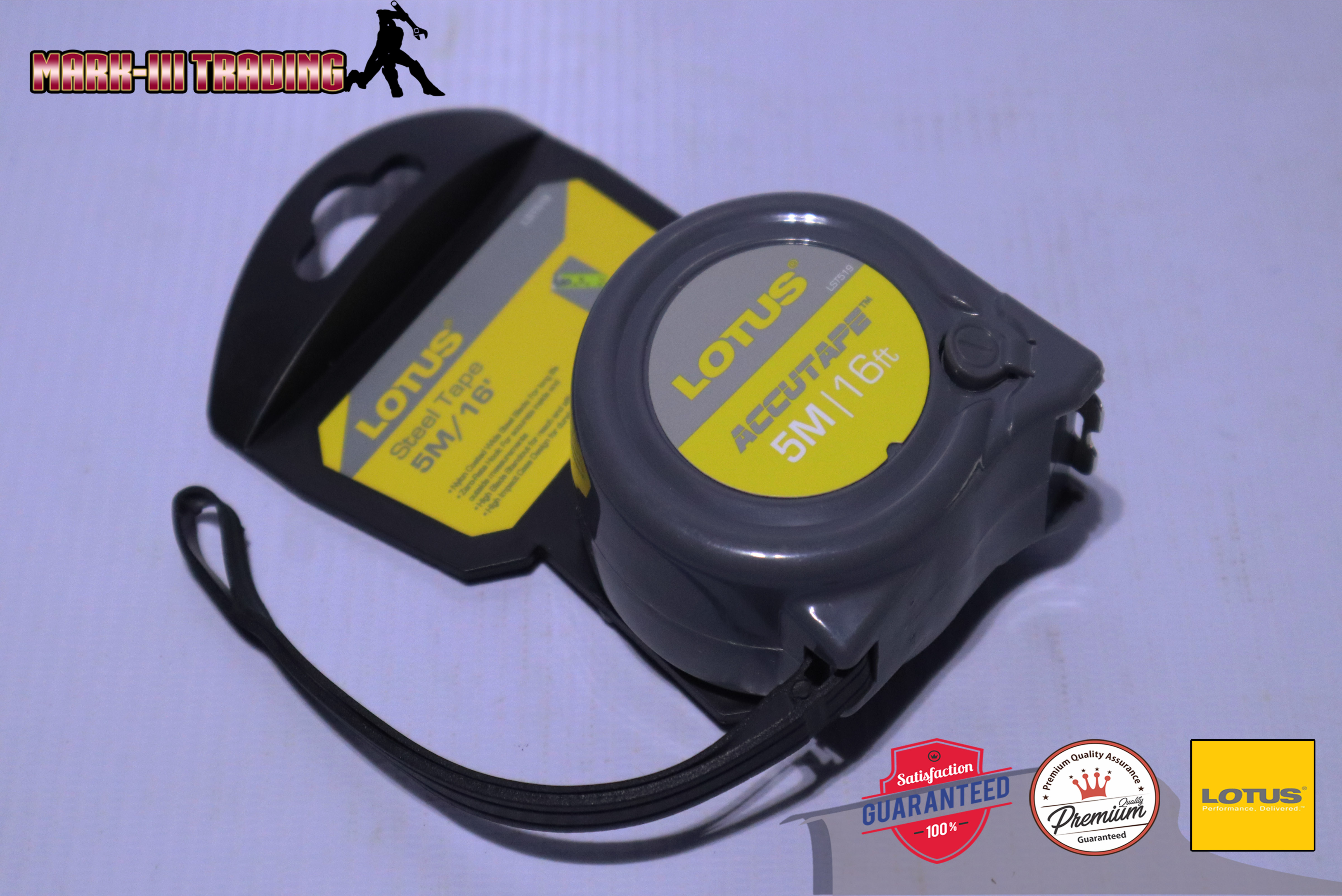 Lotus Steel Measuring Tape 5M/16Ft LST519 | Lazada PH