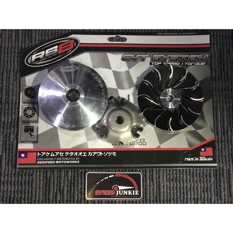 RS8 Pulley Set V3 for ADV 150 / Click 150 / PCX 150 | Lazada PH