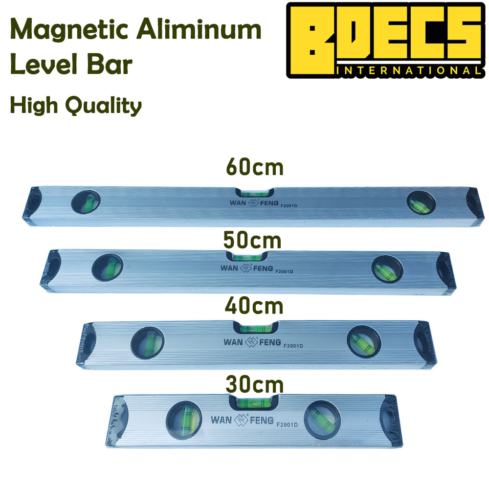 Aluminum Level Bar magnetic High Quality 30cm, 40cm, 50cm, 60cm bdecs ...