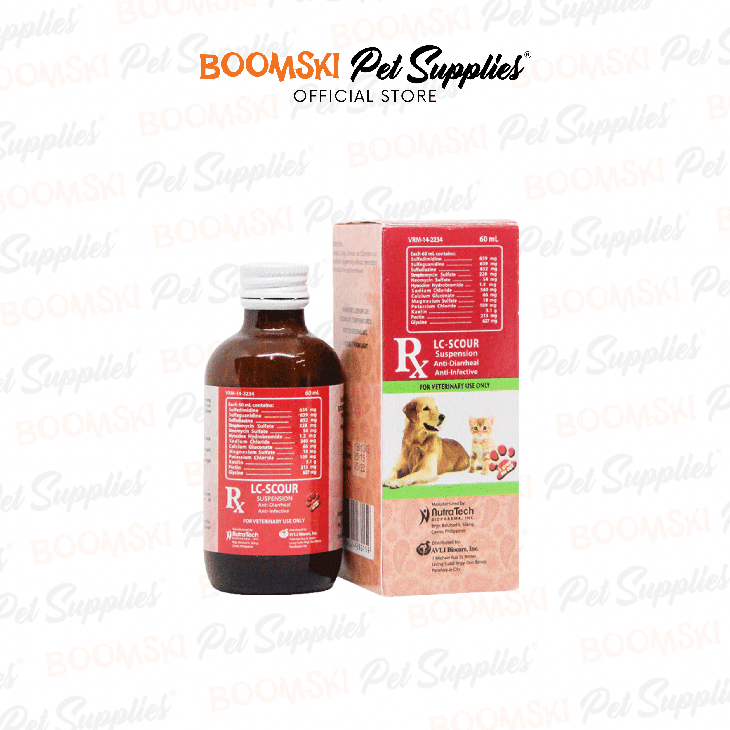 LC-Scour Suspension Anti-Diarrheal & Anti-Infective Syrup for Dogs and ...