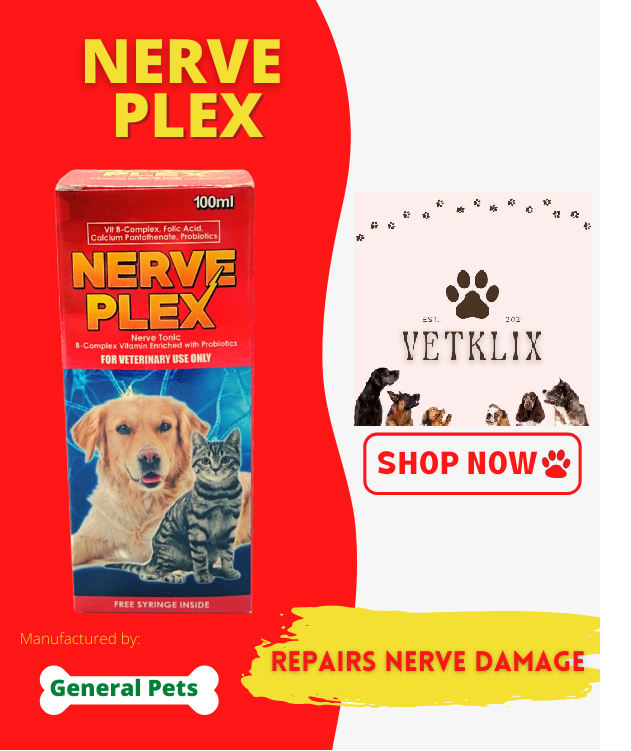 [VETKLIX] NERVE PLEX VITAMIN SUPPLEMENT FOR DOG&CAT /BITAMINA NG ASOat ...