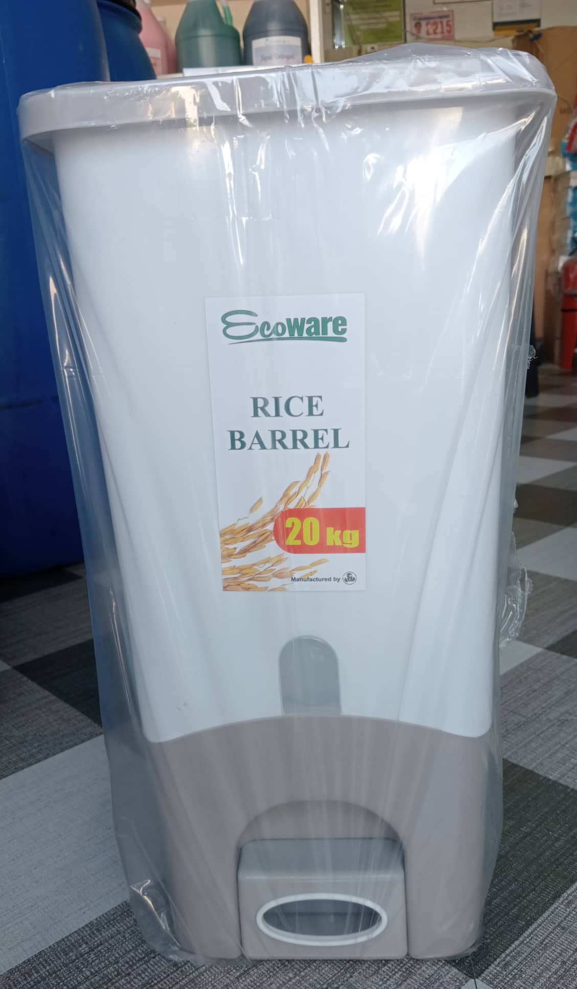 Ecoware Rice Barrel Plastic 20KG | Lazada PH