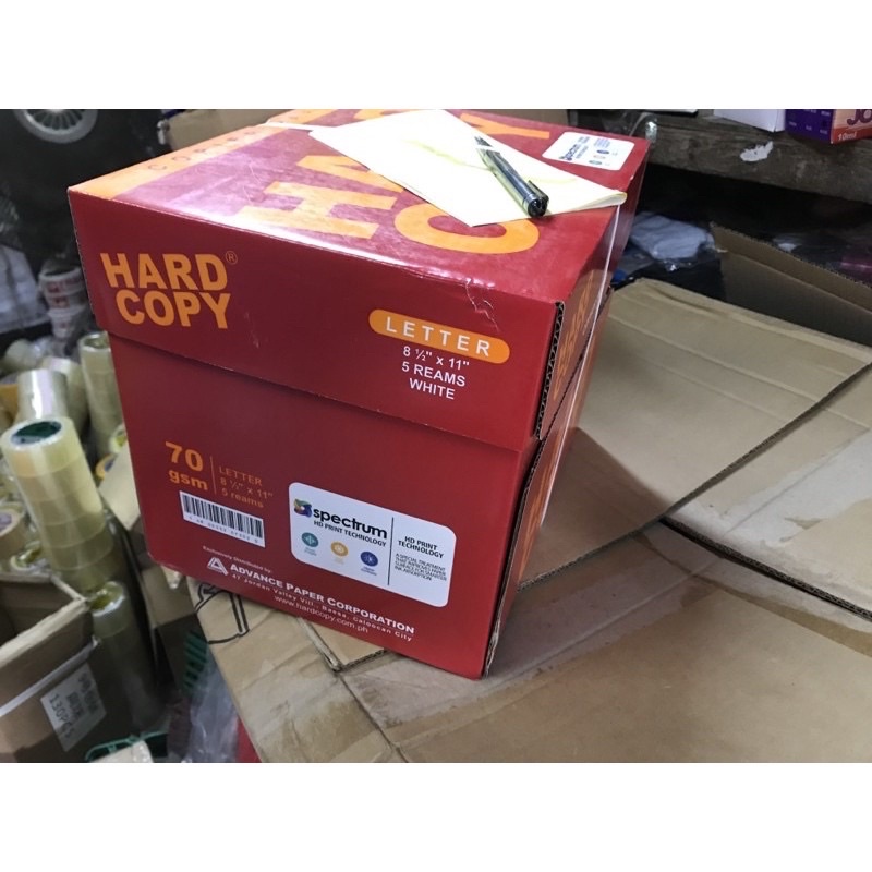 Easyshop888 Hardcopy Copy Paper long short A4 Size Bond Paper Per Ream ...