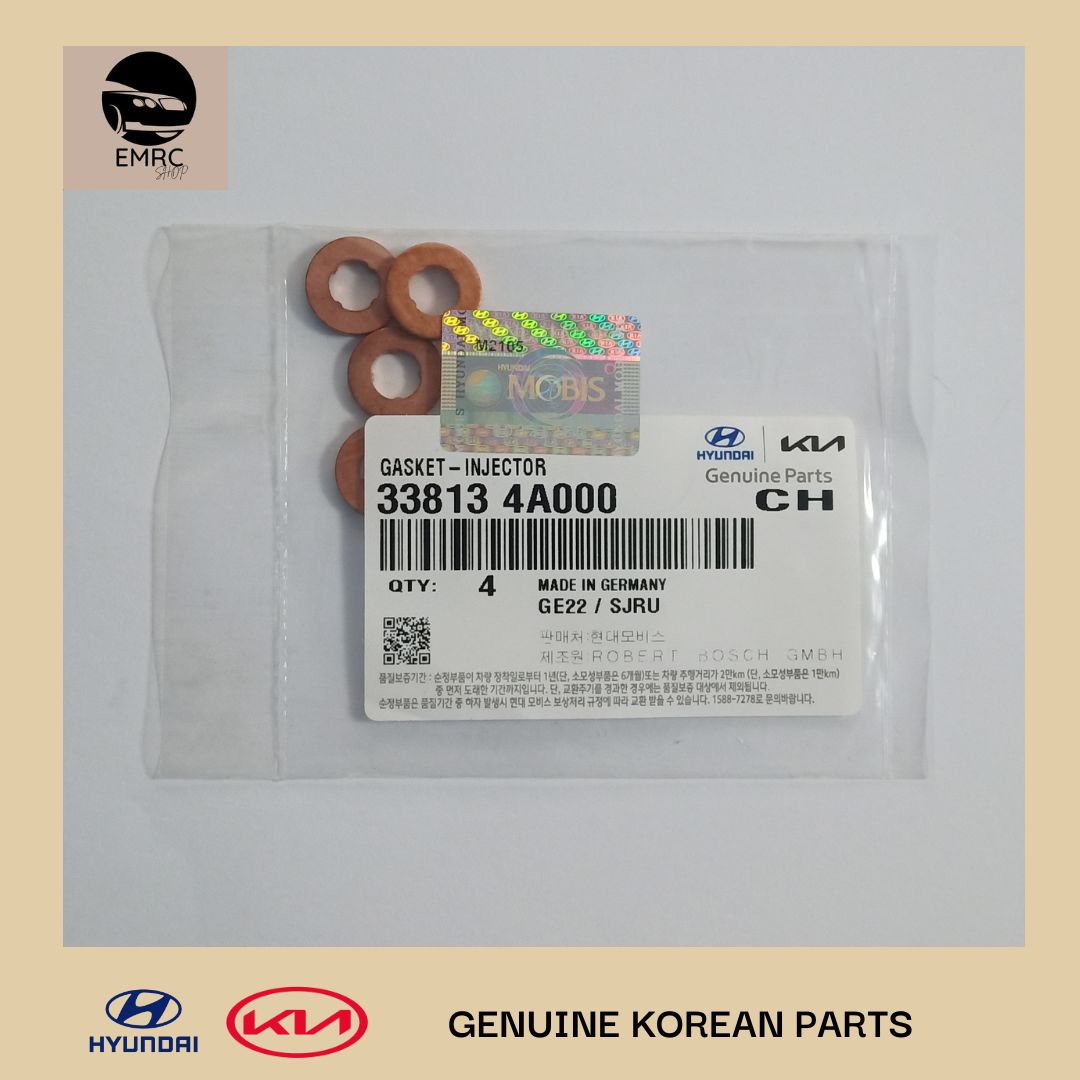 GASKET INJECTOR (SET 4PCS) 338134A000 for Hyundai GRand Starex | Lazada PH