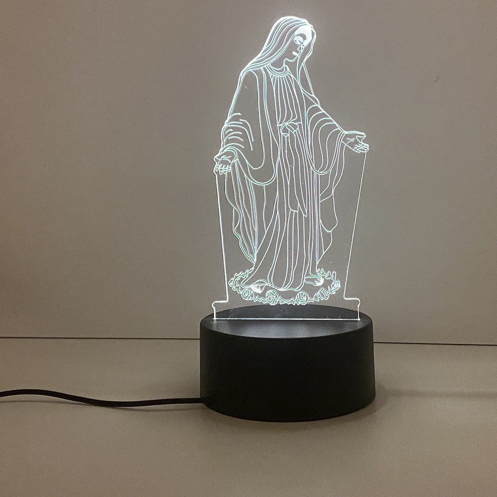 Creative Gift LED Acrylic 3D Night birthday gift Lamp Bedroom Lamp ...