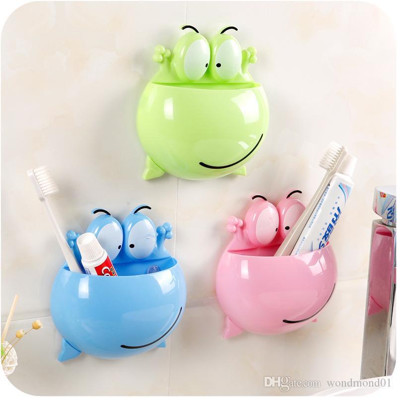 Wall Mounted Toothbrush Holders Toothpaste Holder Multipurpose Storage ...