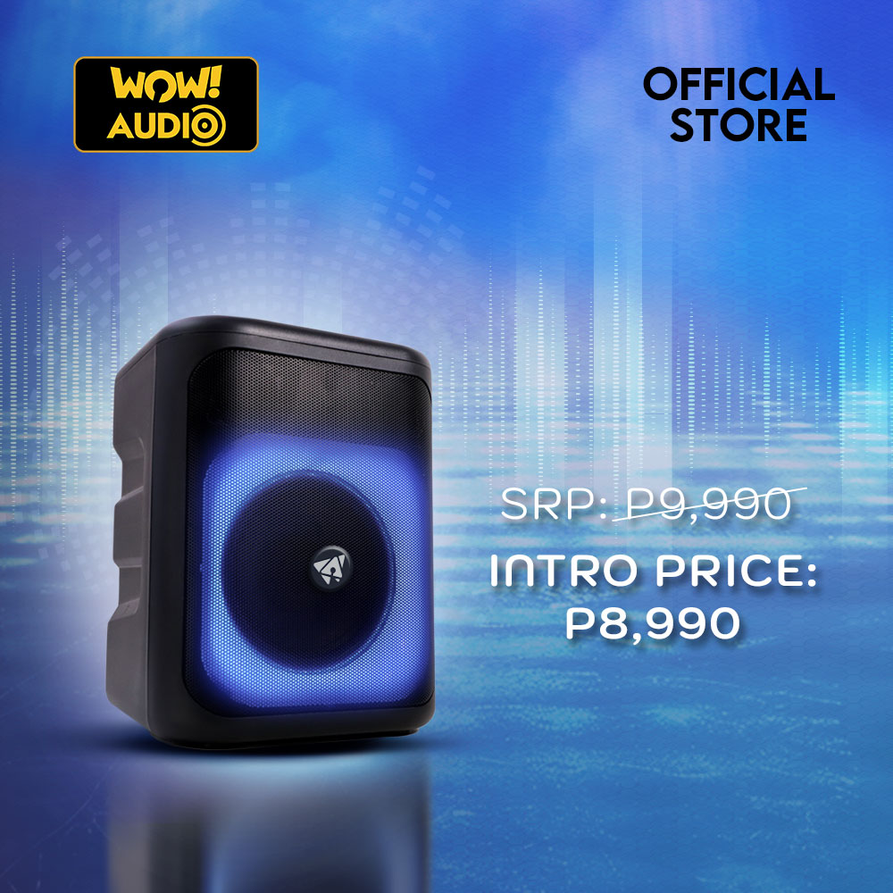 WOW! Audio JIVE Portable Party Speaker - Bluetooth 5.0, Dynamic Light ...