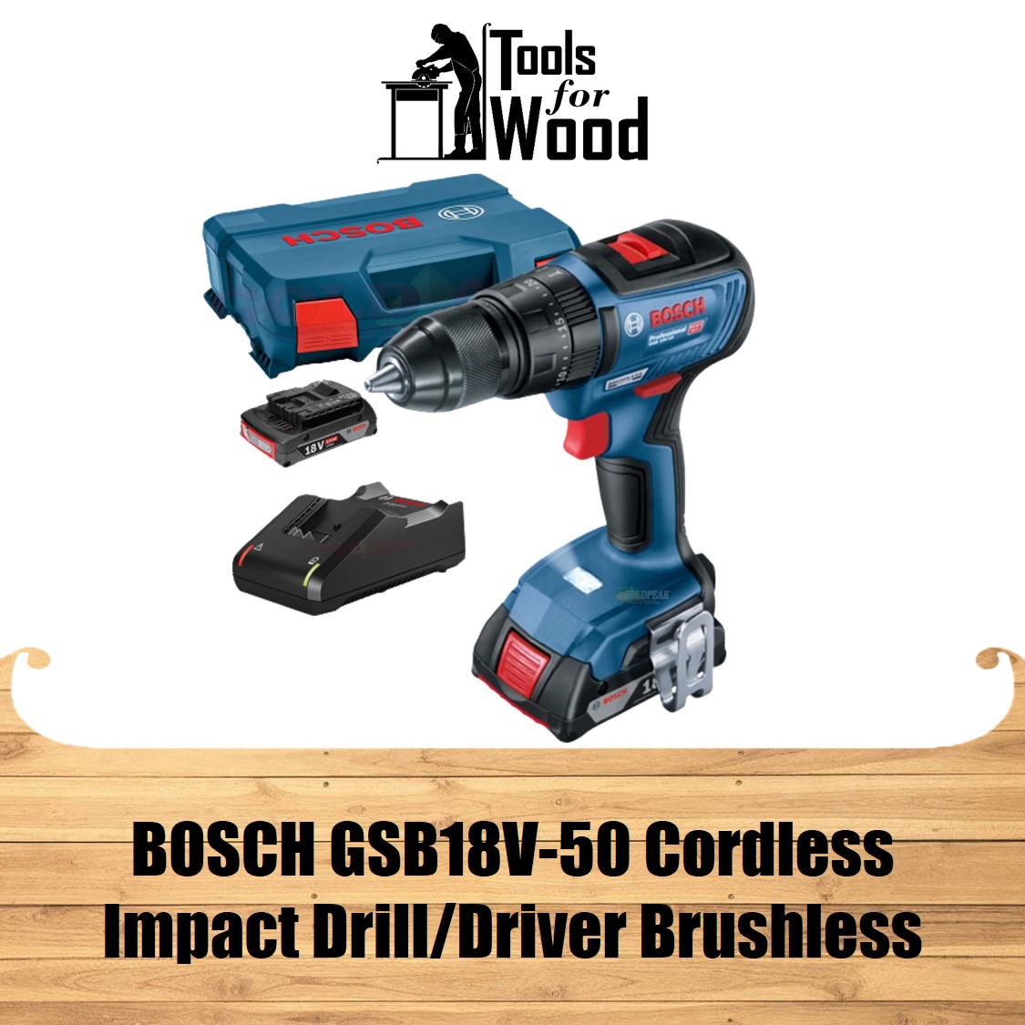 BOSCH GSB18V-50 Cordless Impact Drill/Driver Brushless | Lazada PH
