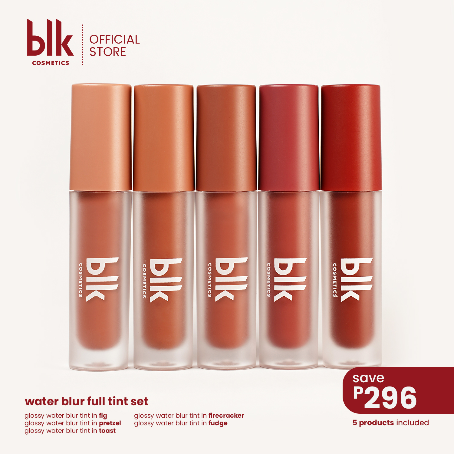 blk cosmetics water blur tint full set - gift set | Lazada PH