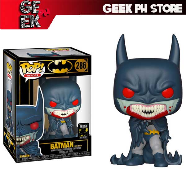Funko Pop! Heroes: Batman 80th - Red Rain Batman (1991) sold by Geek PH ...