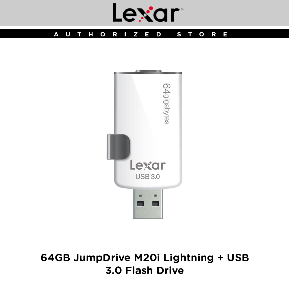 Lexar JumpDrive M20i Lightning + USB 3.0 Flash Drive | Lazada PH