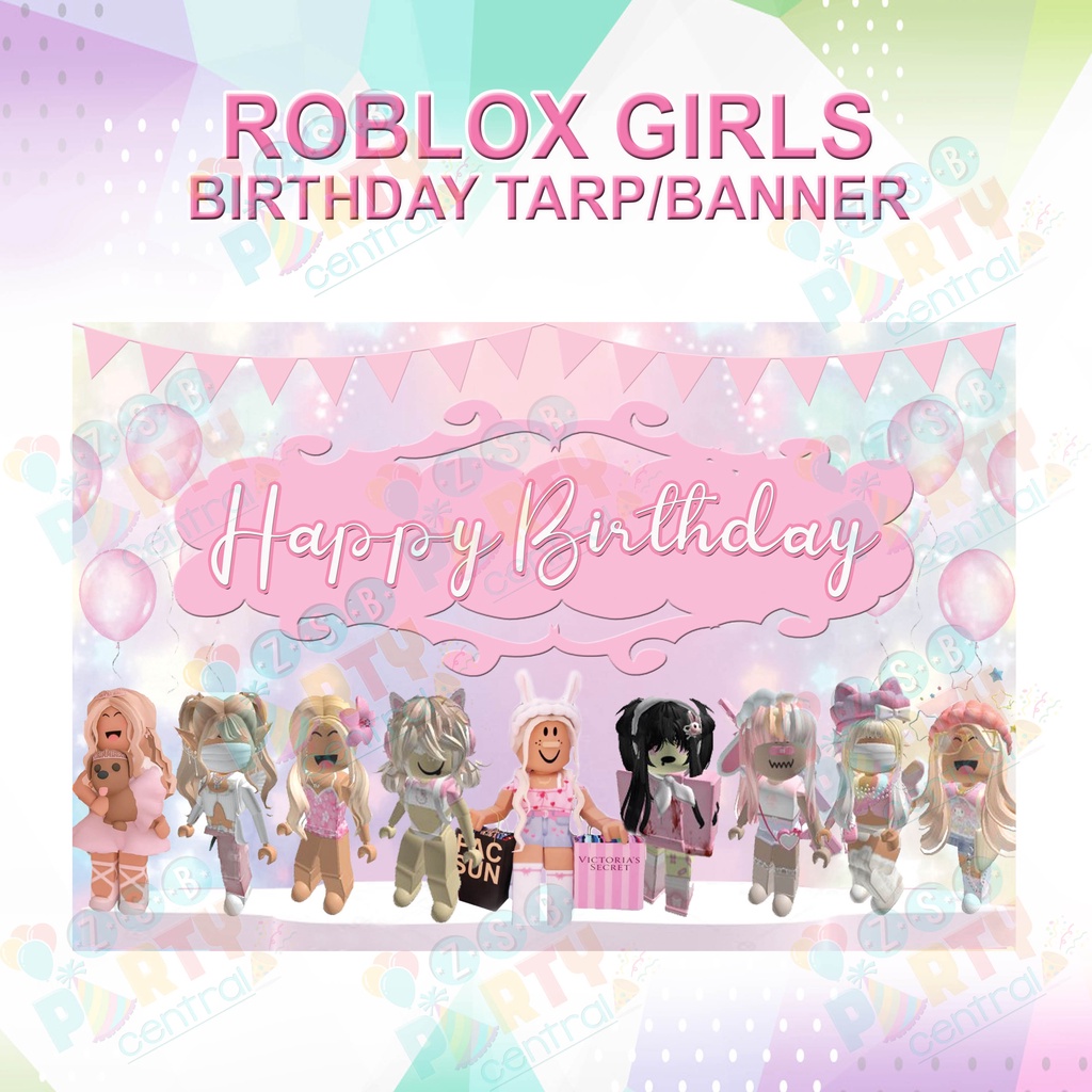 ROBLOX GIRLS PASTEL TARPAULIN BACKDROP | Lazada PH