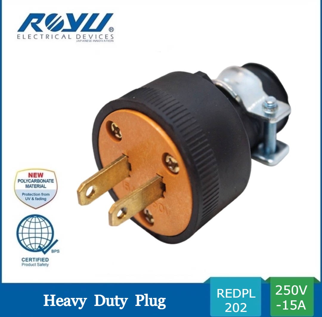 ROYU Regular Rbuuer Plug Heavy Duty Plug | Lazada PH