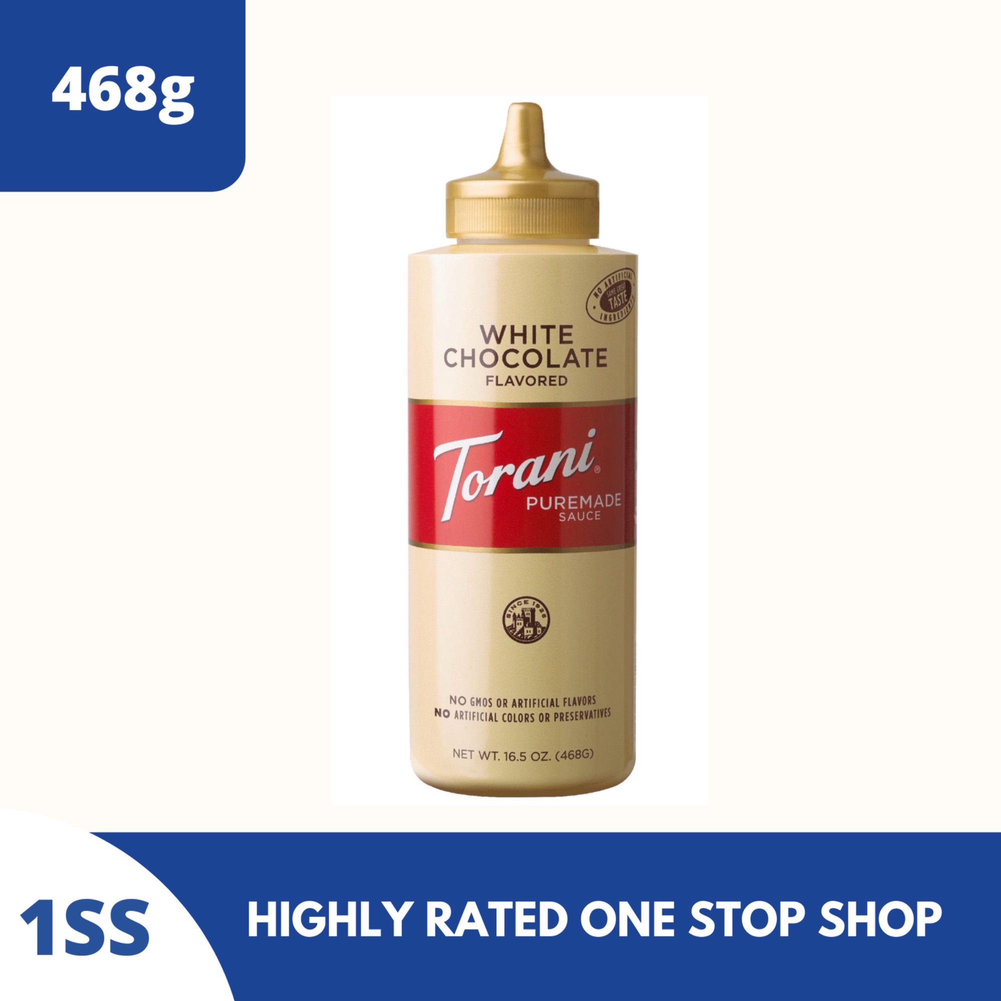 Torani Puremade White Chocolate Sauce 468g | Lazada PH