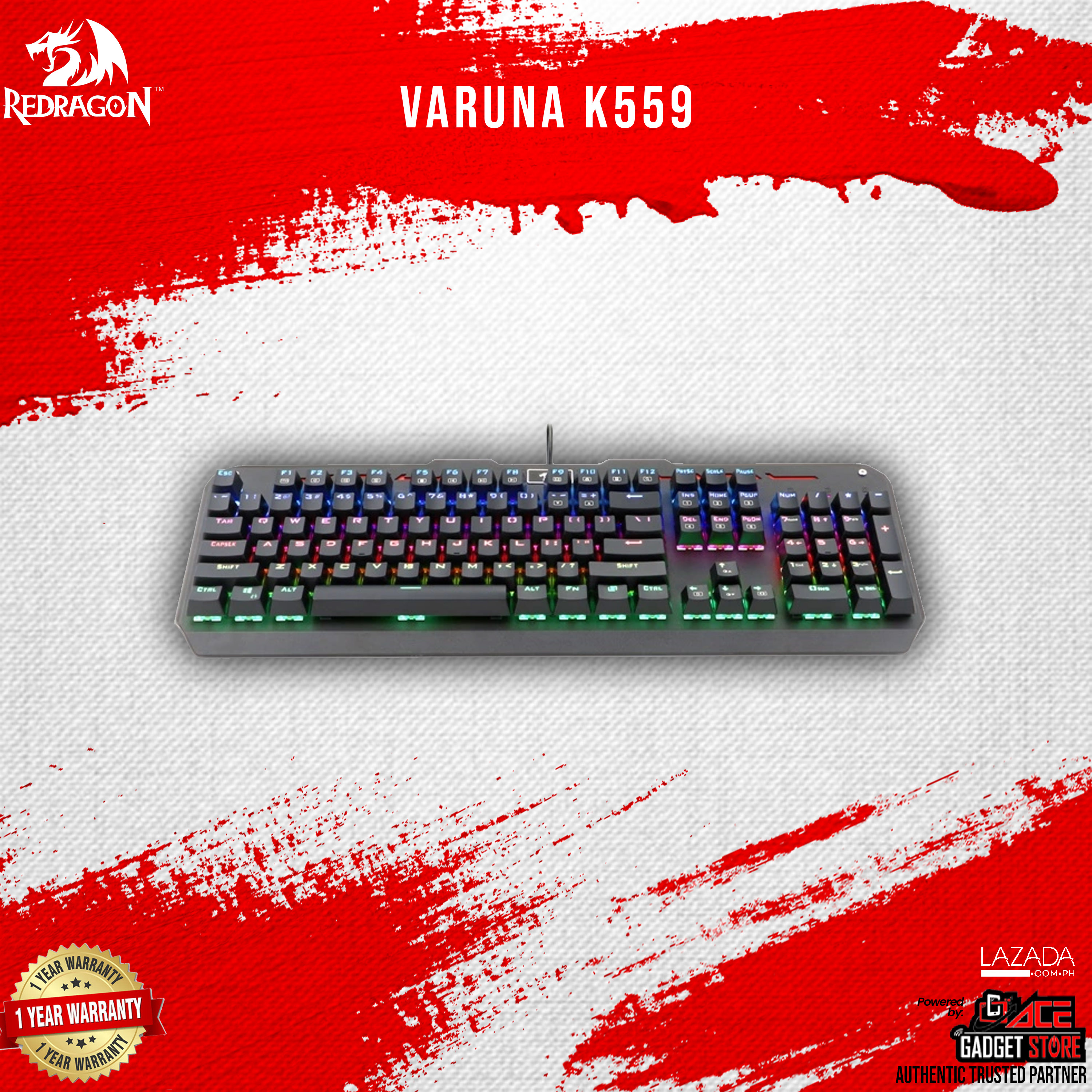 REDRAGON K559 VARUNA GAMING KEYBOARD | Lazada PH