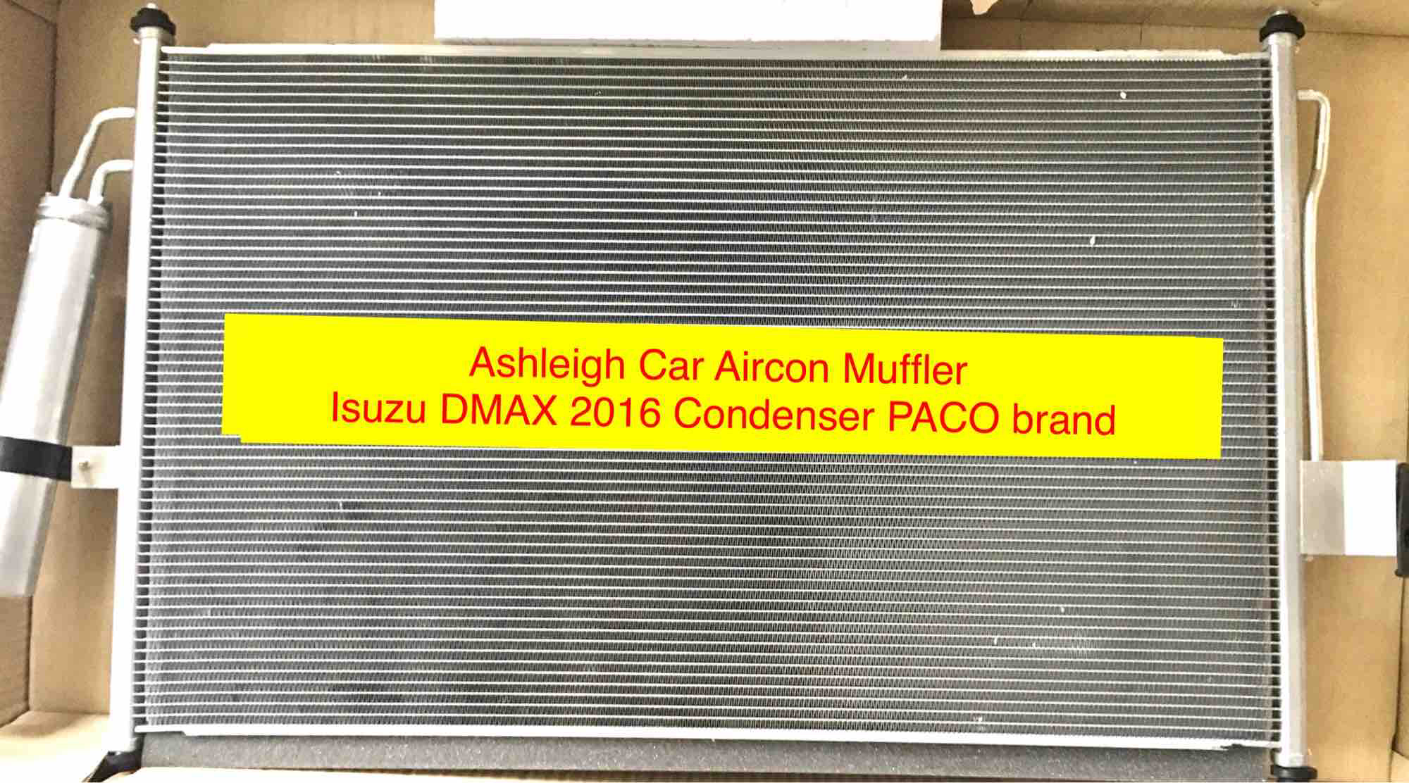 Isuzu Dmax 2016 Condenser with Filter Drier Original Laminated Car ...