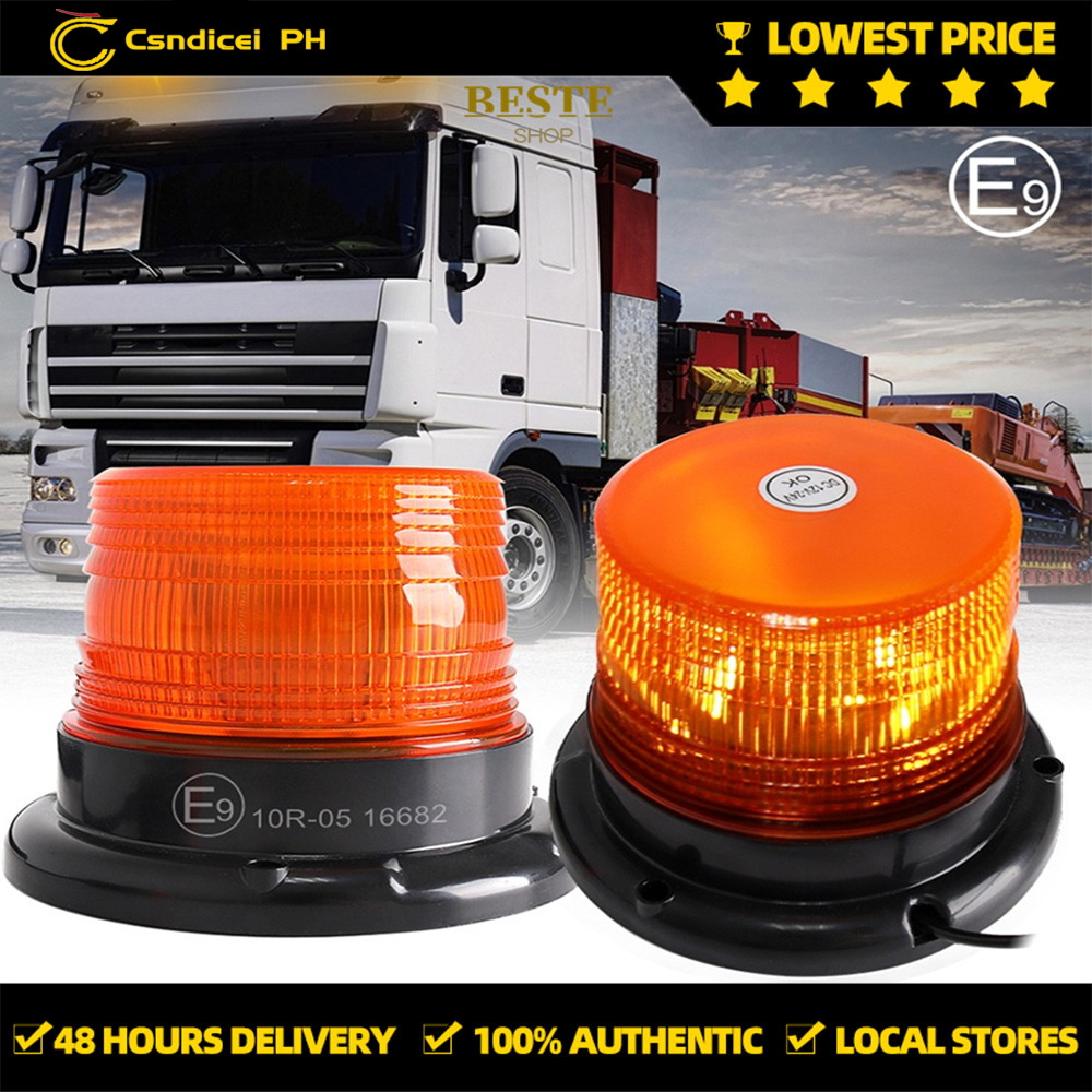 【Local Stock】LED Strobe Light Emergency Warning Flash Beacon Light with ...