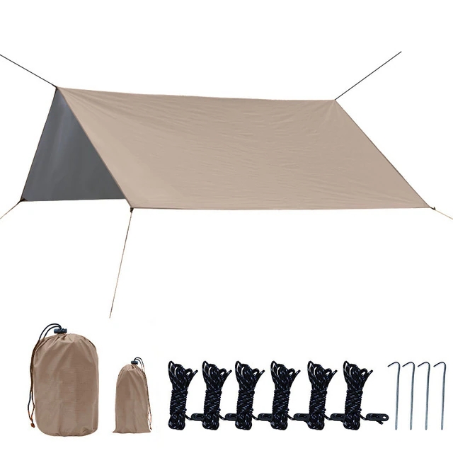 Sun Shade Tarp Sunblock Waterproof Beach Camping Shelter Awning Canopy ...