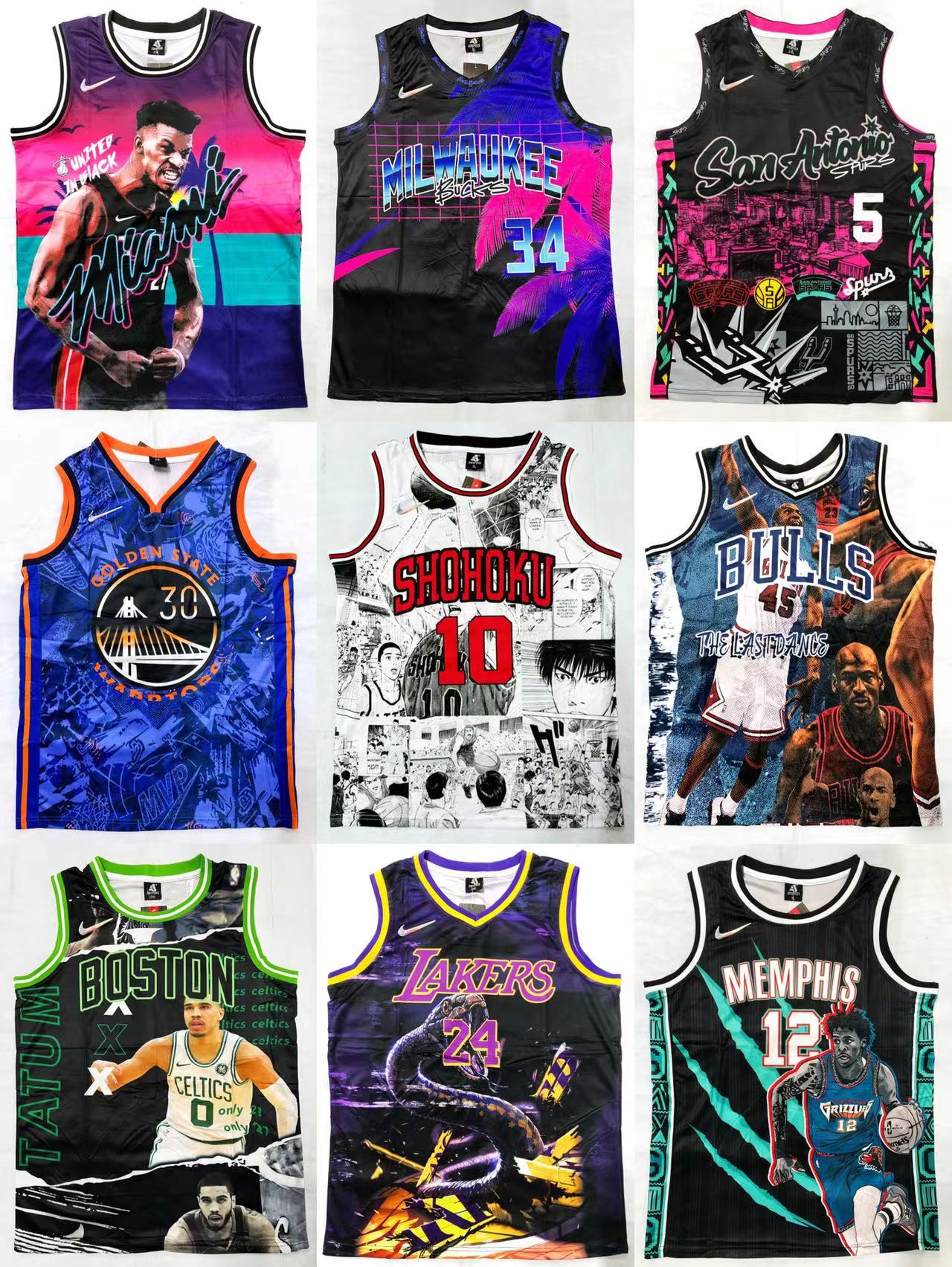 new dri-fit full sublimation nba jersey sando/soft and comfortable to ...